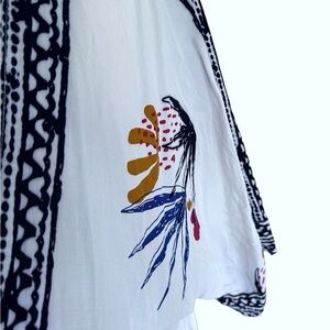 Anthropologie | Kimonos & Yukatas | Anthropologie Bel Kazan White Black ...